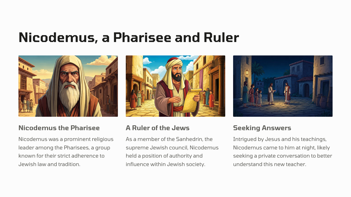 John 3 - The Gospel of John: Nicodemus Meets Jesus| gofindgod.com