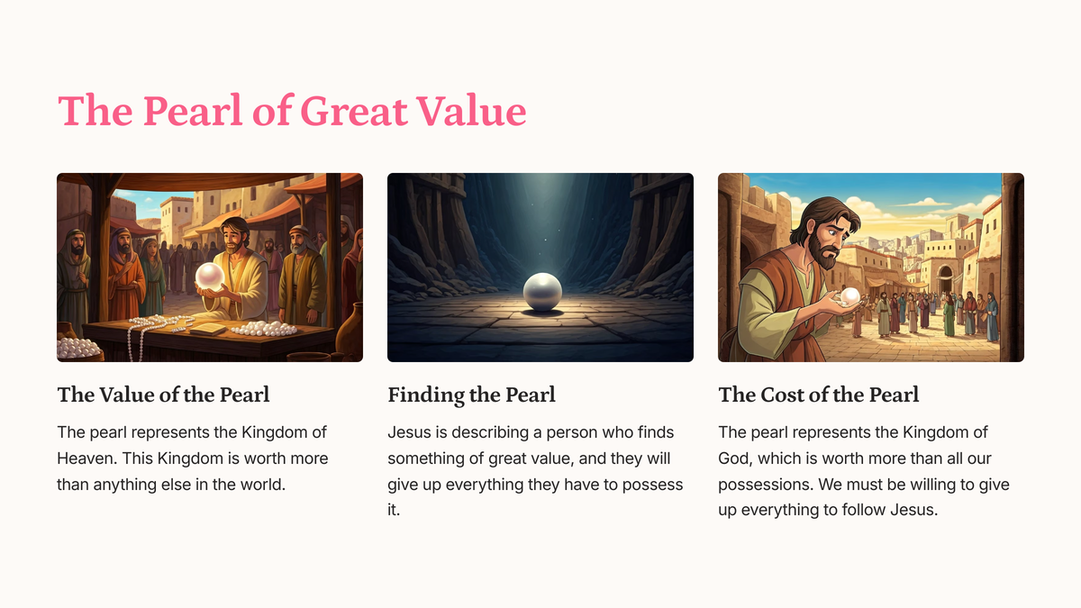 Matthew 13:44-58 - The Parables of Jesus| gofindgod.com