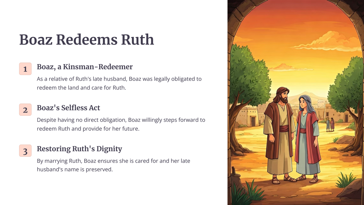 Boaz Redeems Ruth 4| gofindgod.com