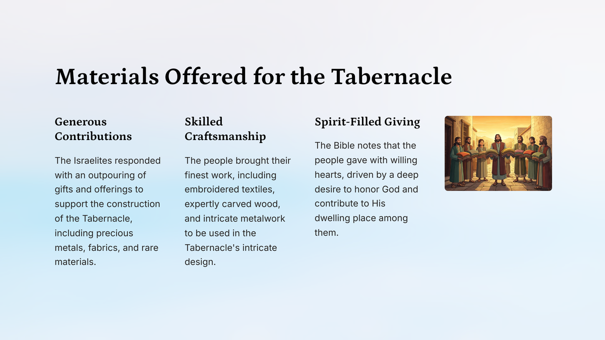 Exodus 36 - The Tabernacle Construction| gofindgod.com