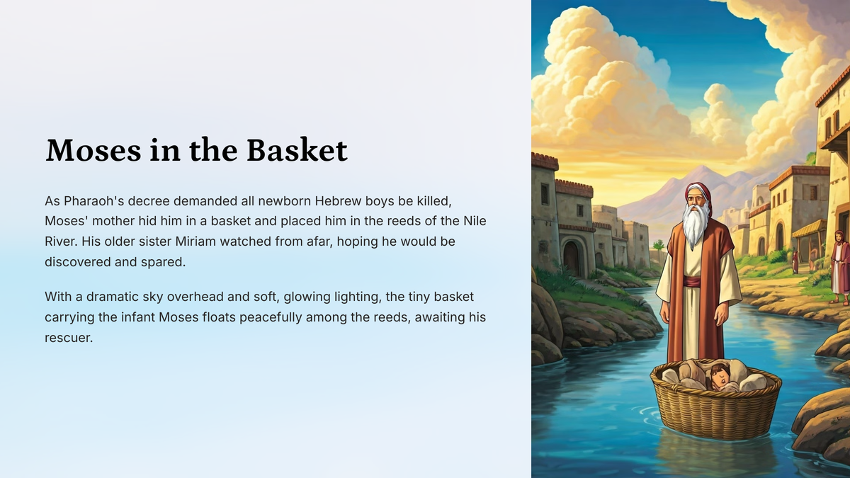 Exodus 2 -The Early Life of Moses| gofindgod.com