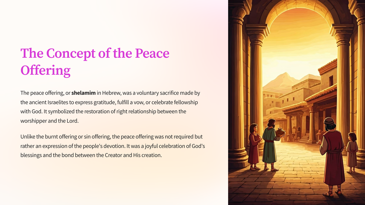 Exploring Leviticus 3 - The Peace Offering| gofindgod.com