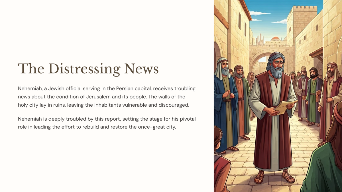 The Story of Nehemiah 1- Rebuilding the Walls of Jerusalem| gofindgod.com