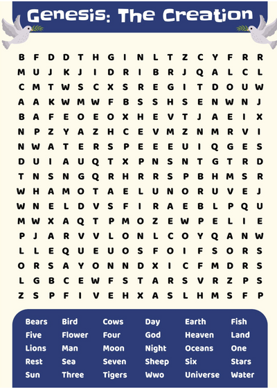 Word Searches| gofindgod.com