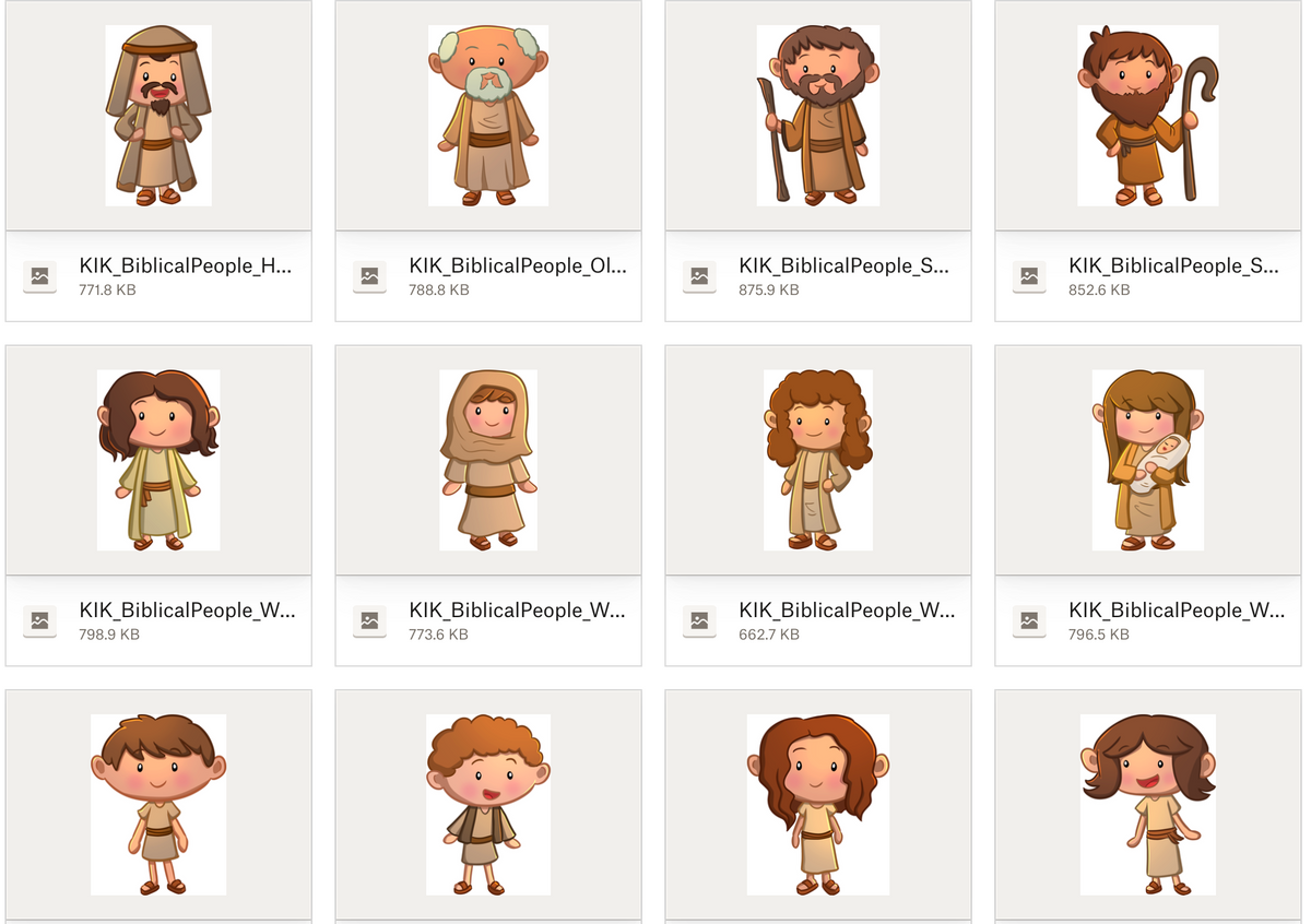 Animated Biblical Characters| gofindgod.com